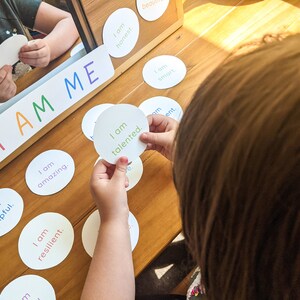 Positive Affirmation Station, Affirmation Mirror Printable, Daily ...