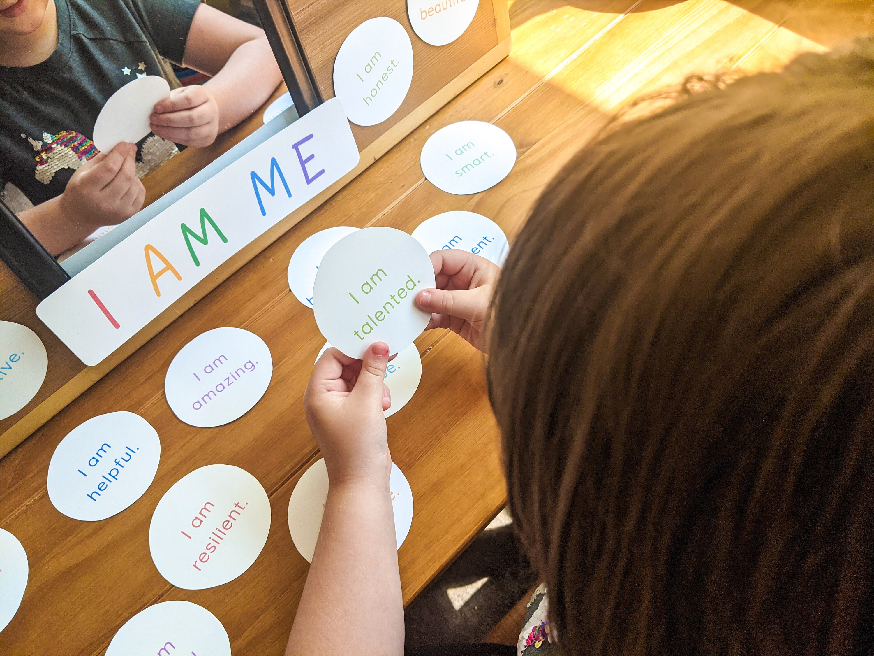 Positive Affirmation Station Affirmation Mirror Printable - Etsy UK