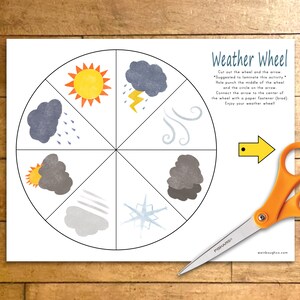 Weather Themed Printable Activity Package, Kids Educational Downloads ...