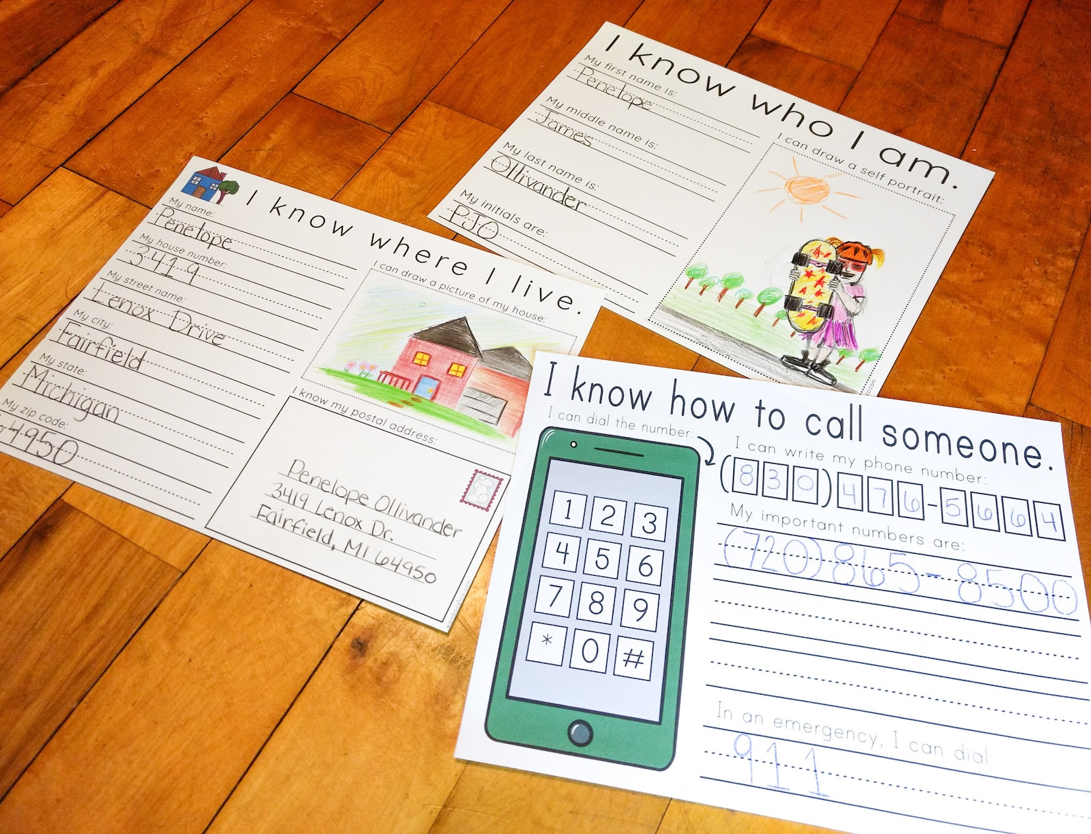 Life Skills Printable Activity Bundle, Educational Kids Journal Pages ...