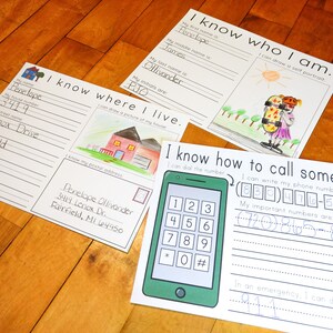 Life Skills Printable Activity Bundle, Educational Kids Journal Pages ...