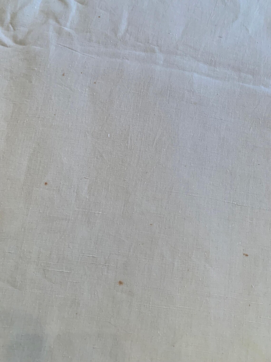 Circa 1930s Vintage Embroidered Decorative Angel White Linen 105in X ...