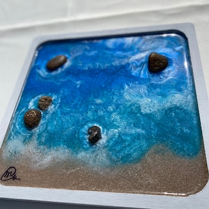 Resin Water Art Piece - Etsy