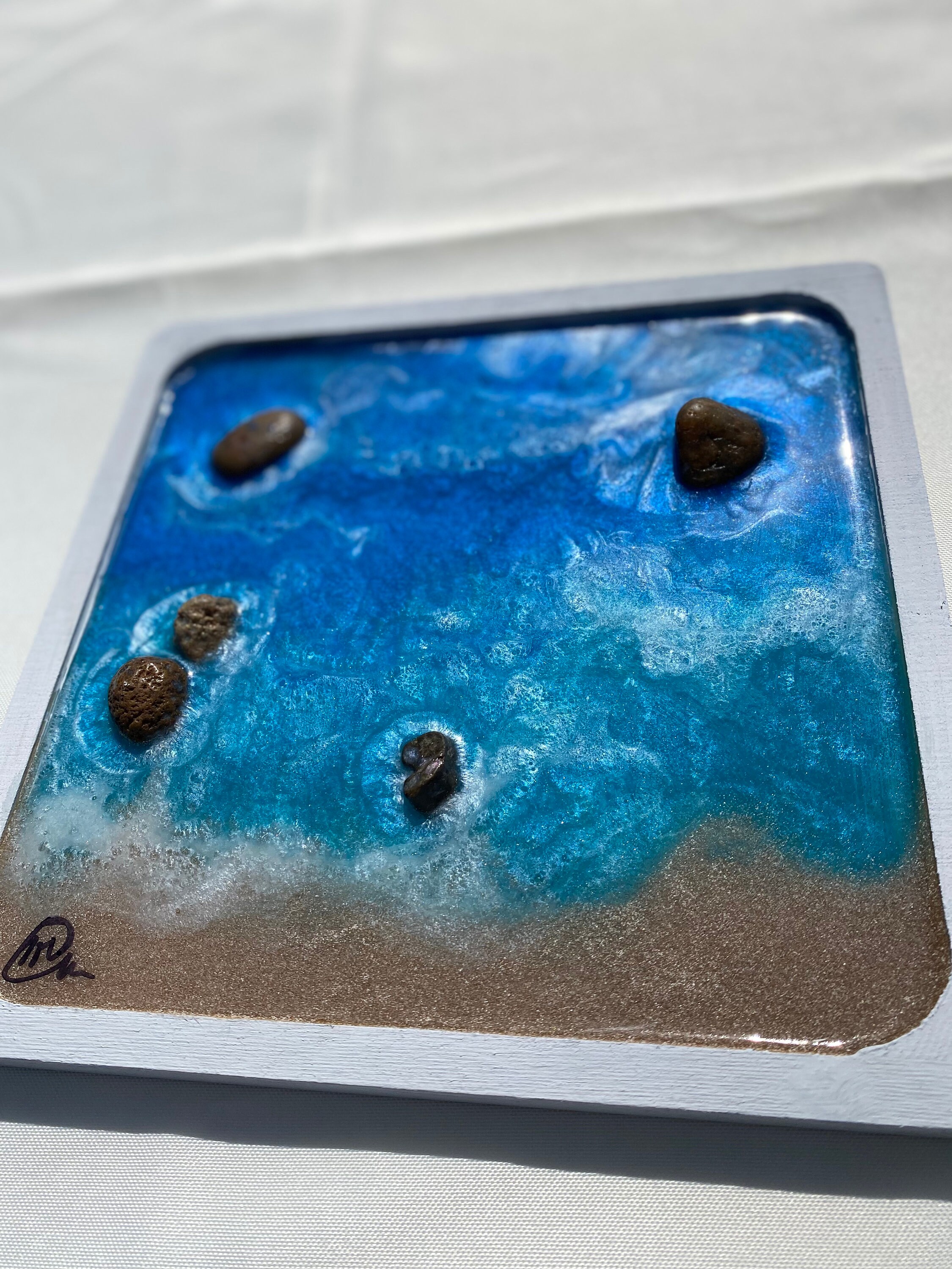 Resin Water Art Piece - Etsy