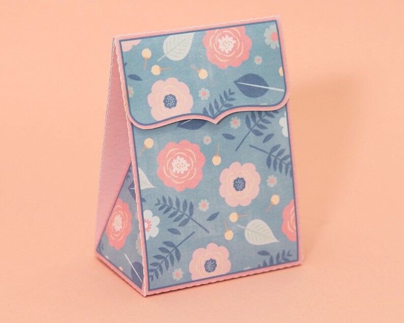 Bag Box Pack 3D Project for Papercraft Candy Box Cutting | Etsy