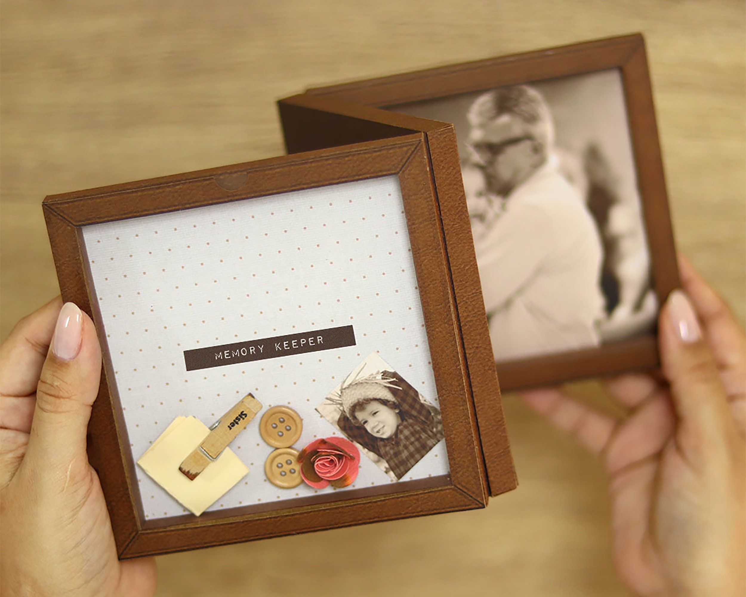 Rectangular Memory Keeper box SVG reliquary memories album gift ...