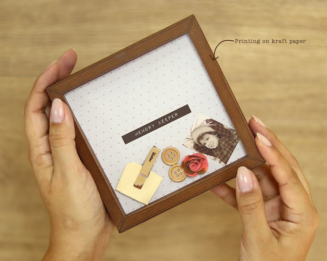 Square Memory Keeper Box SVG Reliquary Memories Album Gift - Etsy