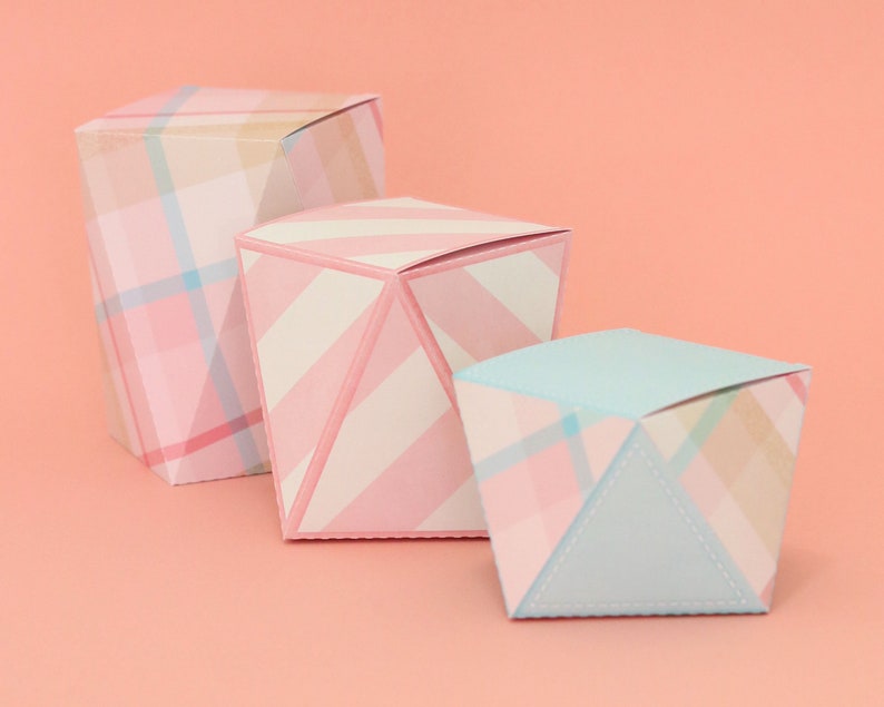 Prism Box Pack 3D Project for Papercraft Prism Box | Etsy