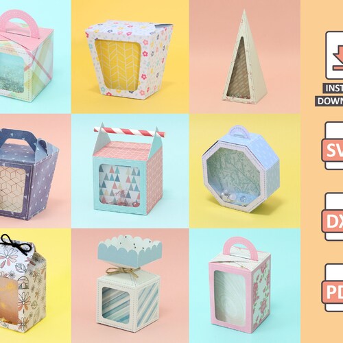 Basic Party Pack 3D Project for Papercraft Pyramid Candy - Etsy