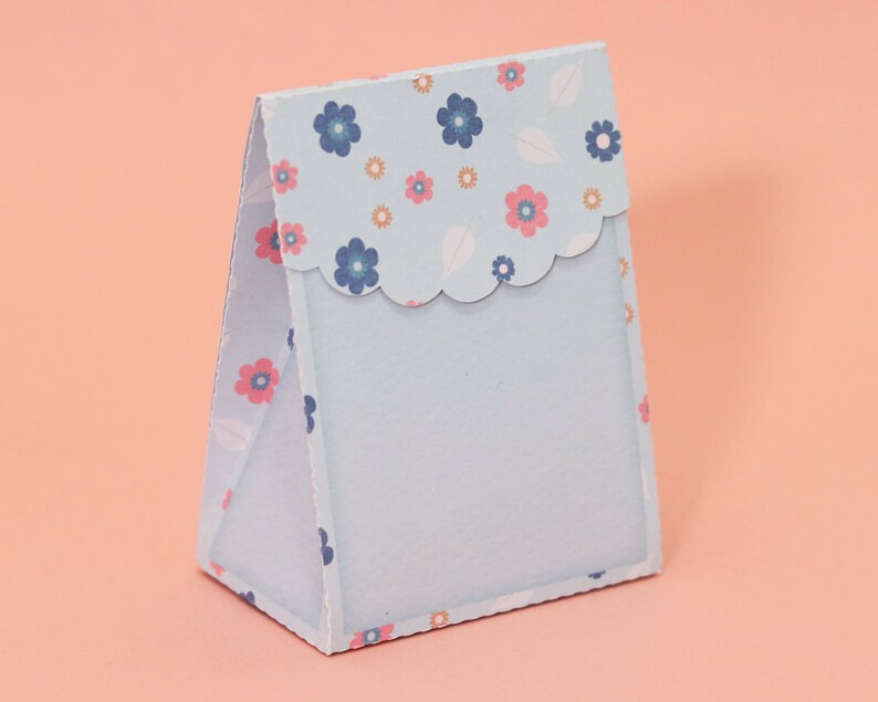 Bag Box Pack 3D Project for Papercraft Candy Box Cutting | Etsy