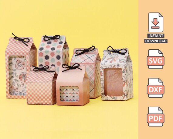 Milk Box Pack 3D Project for Papercraft Milk Box Cutting - Etsy