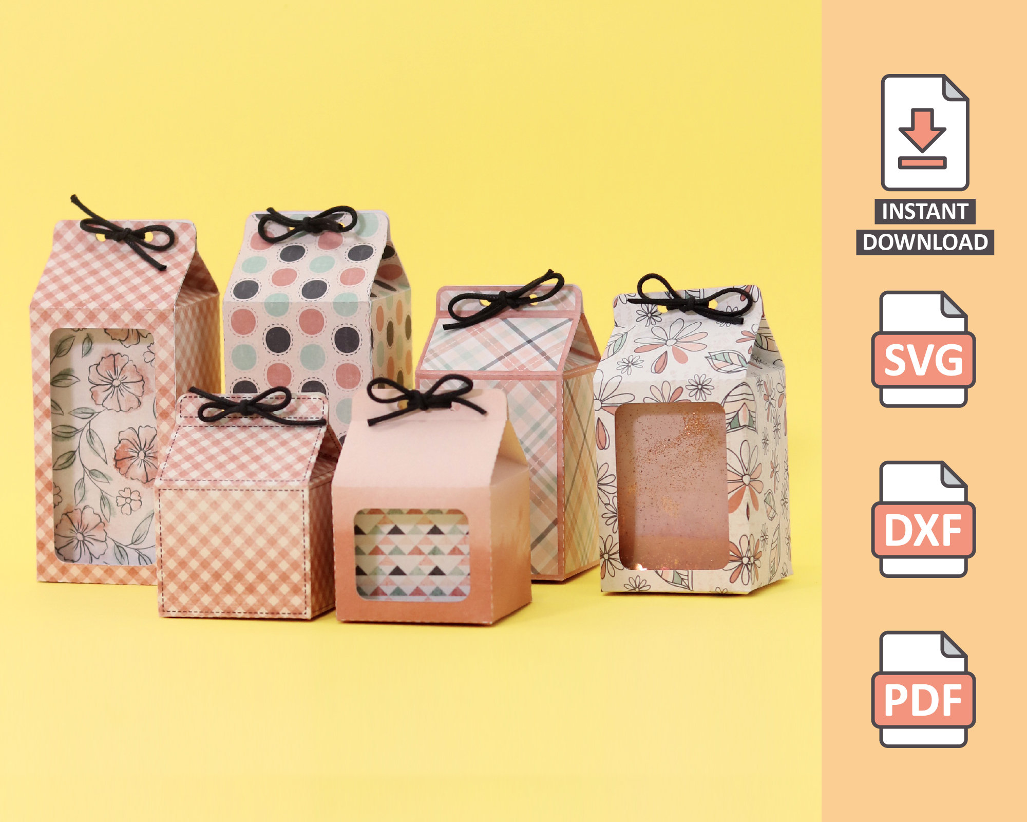 Milk box Pack Proyecto 3D para papercraft caja de leche | Etsy España