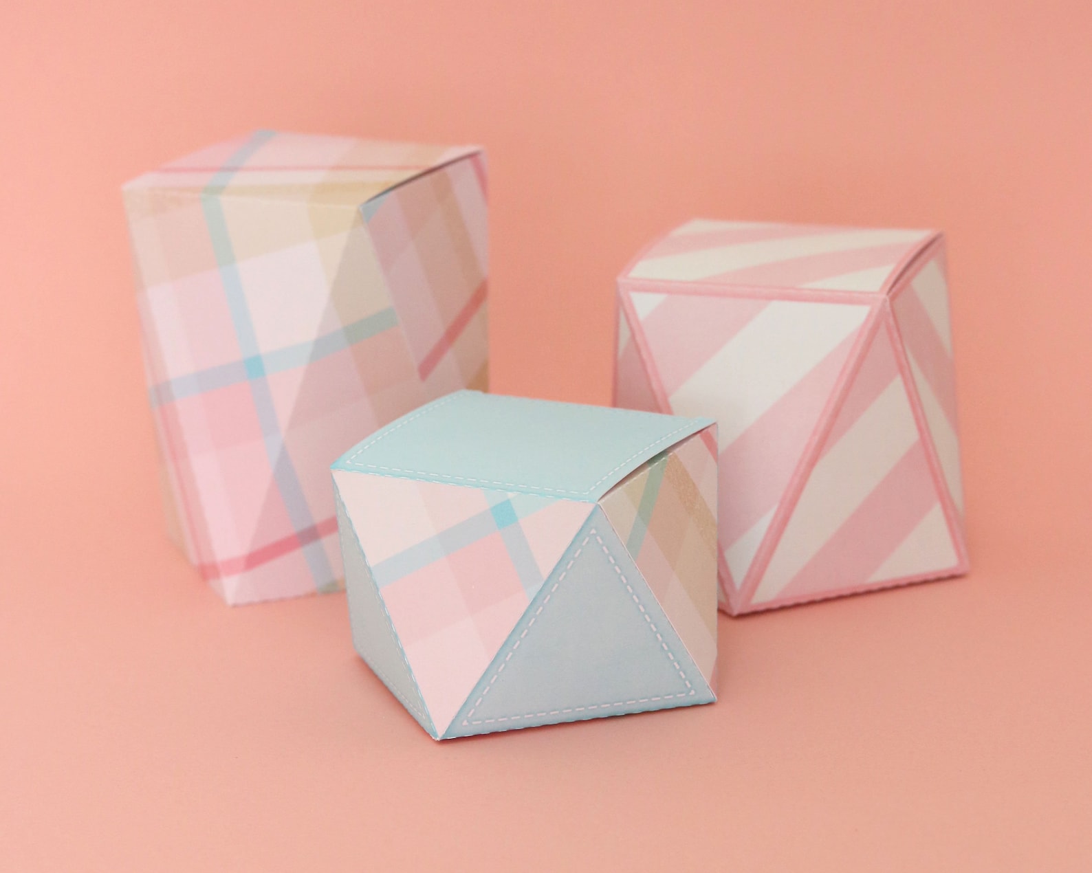 Prism Box Pack 3D Project for Papercraft Prism Box | Etsy