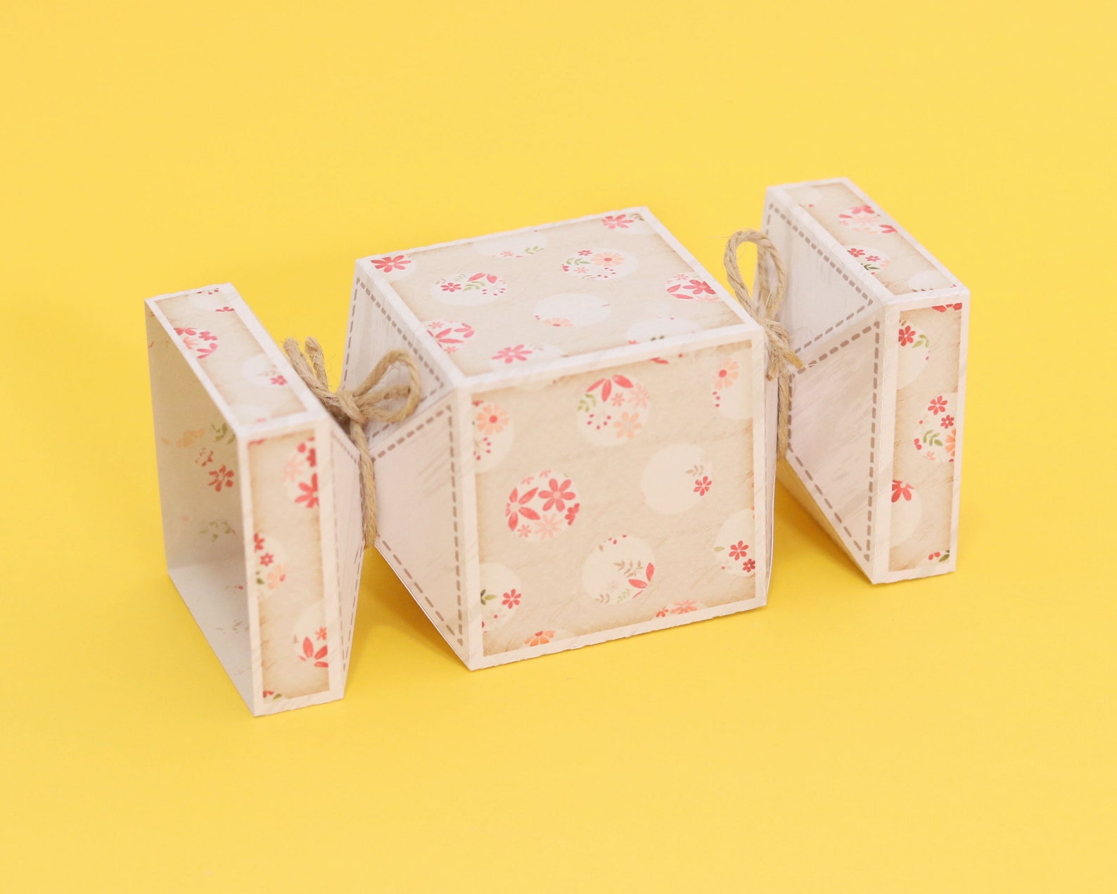 Candy Box Pack 3D Project for Papercraft Big Candy Box Large Cutting ...