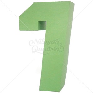 3D Square Numbers Block Pack - Numbers Cutting File for Papercraft Svg ...