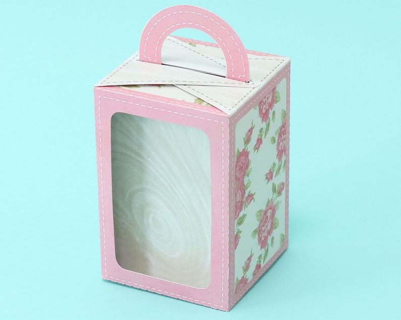 Handle Box Pack 3D Project Papercraft Milk Box Cutting Files - Etsy