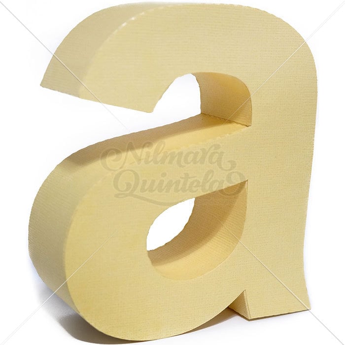 3D Lowercase Letters Pack3d Project for Papercraft and - Etsy Canada