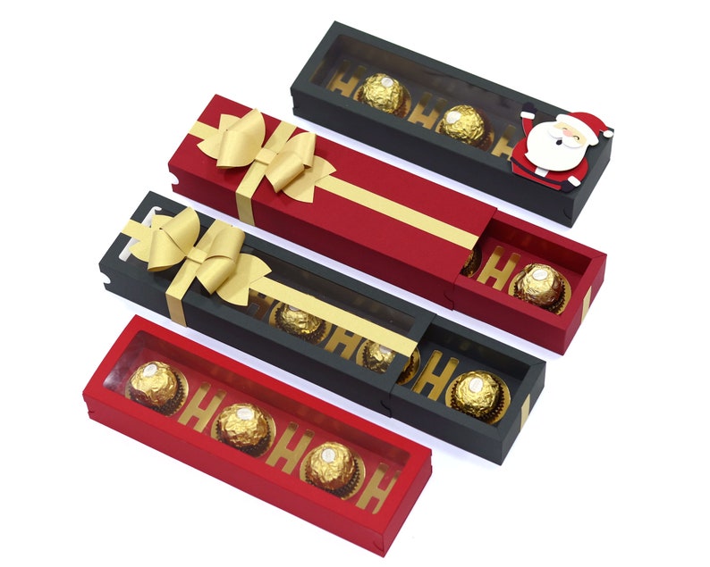 HOHOHO Box Pack - Slide Christmas Ferrero Candy Santa Claus Gift Bow ...