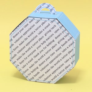 Octagonal Box Pack - 3D Project for Papercraft Large Templates Cutting ...