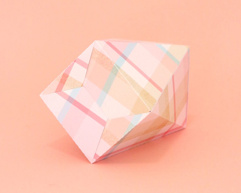 Prism Box Pack 3D Project for Papercraft Prism Box | Etsy