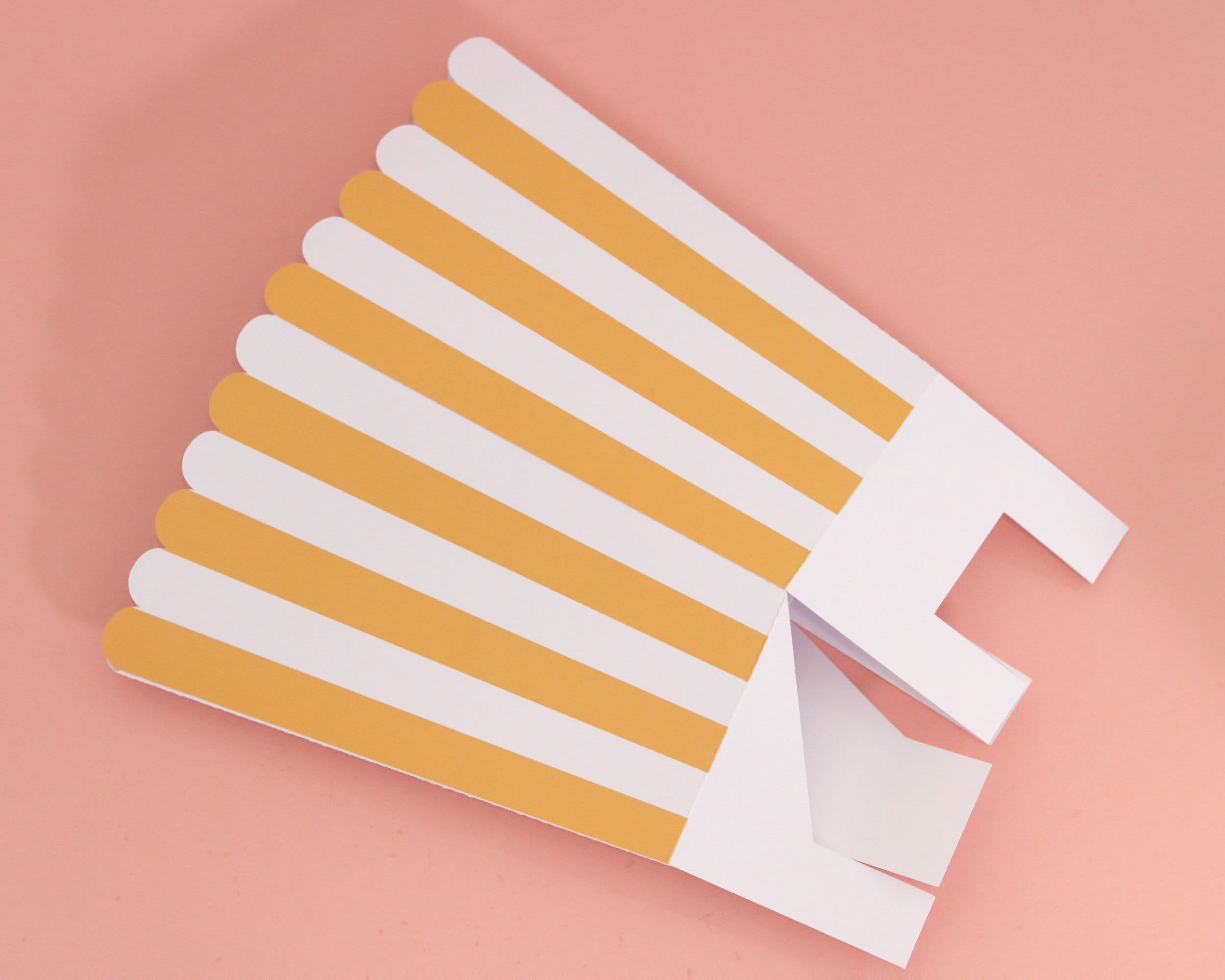 Popcorn Bag Pack - 3D Project Papercraft Popcorn Box - Cutting Files ...