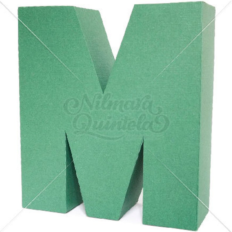 3D Square Letters Pack Alphabet Cutting Files for Manual or - Etsy Canada