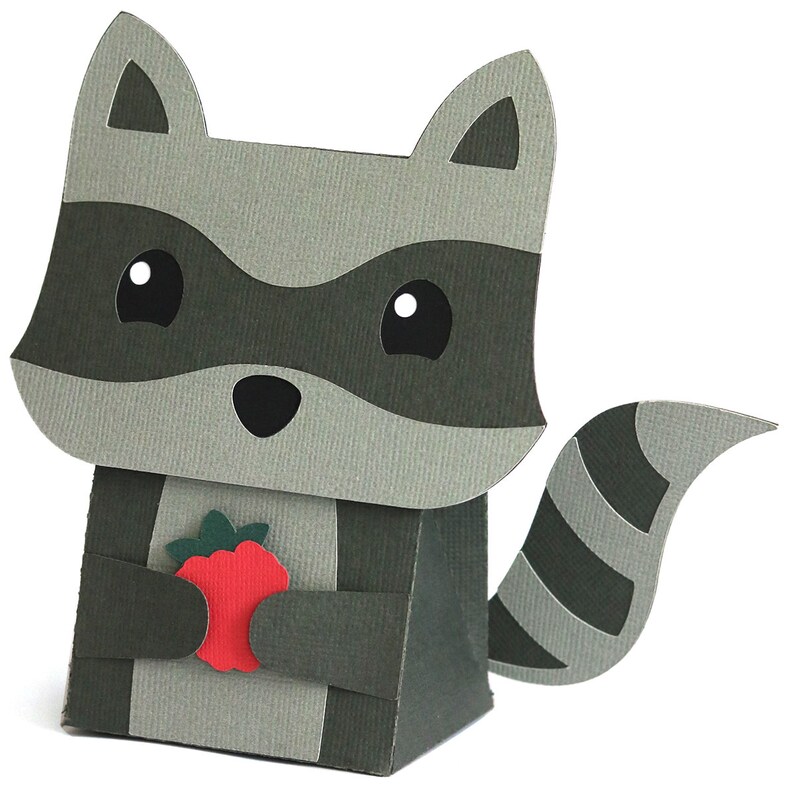Woodland Animals Pack - 3D Animal Candy Box Projects Cutting Svg Files ...