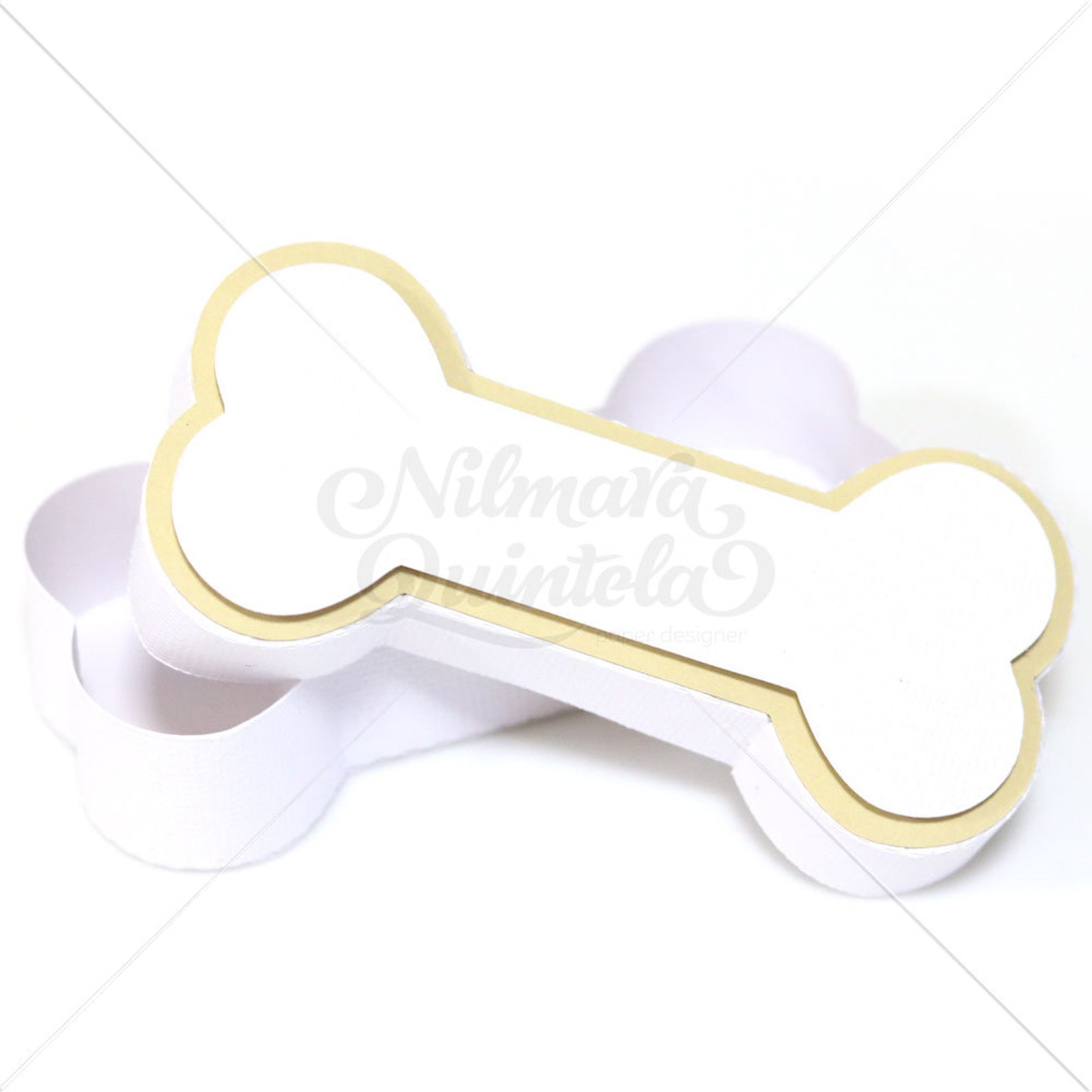 3D Bone Box Craft Project Bone Box Manual and Machine Cut - Etsy