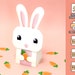 PRINTABLE Rabbit Box Project Paper Crafting - Candy Box Chocolate ...