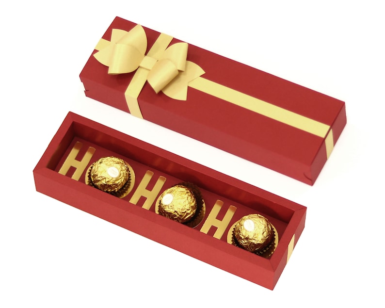 HOHOHO Box Pack - Slide Christmas Ferrero Candy Santa Claus Gift Bow ...