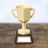 Trophy 3D Papercraft | Diy Paper Sculpture | Low Poly | Pdf Pattern ...