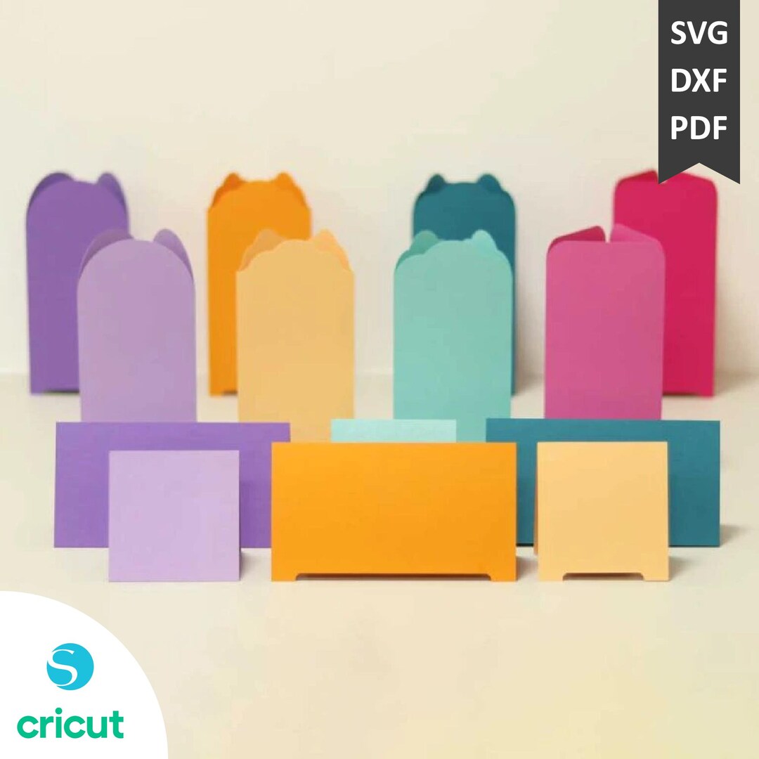 Tent Table Cards Set | Svg Cricut Silhouette Instant Download Nilmara ...