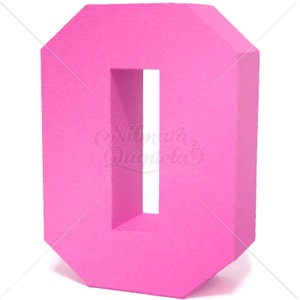 3D Square Numbers Block Pack - Numbers Cutting File for Papercraft Svg ...