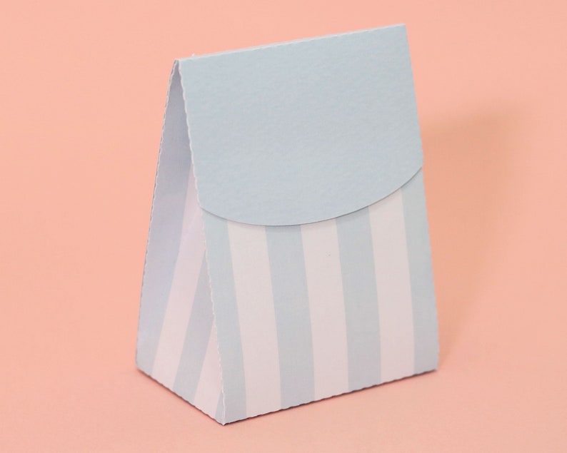 Bag Box Pack 3D Project for Papercraft Candy Box Cutting | Etsy