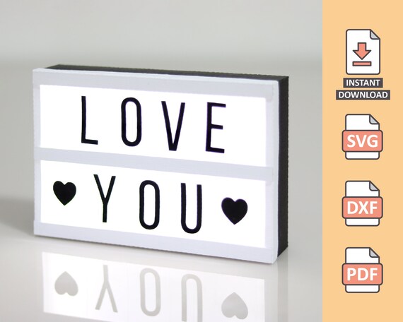 Light Box Characters 3D Design for Papercraft and Papercut | Etsy