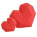 Pack 3D Low Poly Heart Box Project for Paper Crafting - Digital Project ...