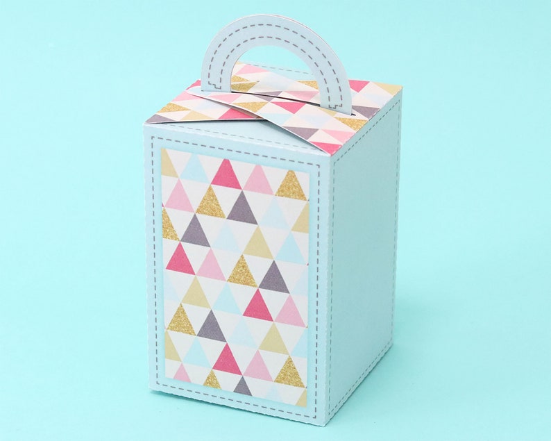 Handle Box Pack 3D Project Papercraft Milk Box Cutting Files - Etsy