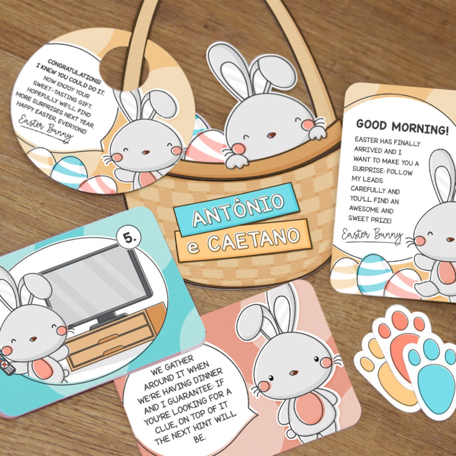 Easter Egg Hunt Kit Fun Easter Bunny Escape Kit Printable - Etsy