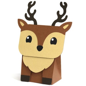 Woodland Animals Pack - 3D Animal Candy Box Projects Cutting Svg Files ...
