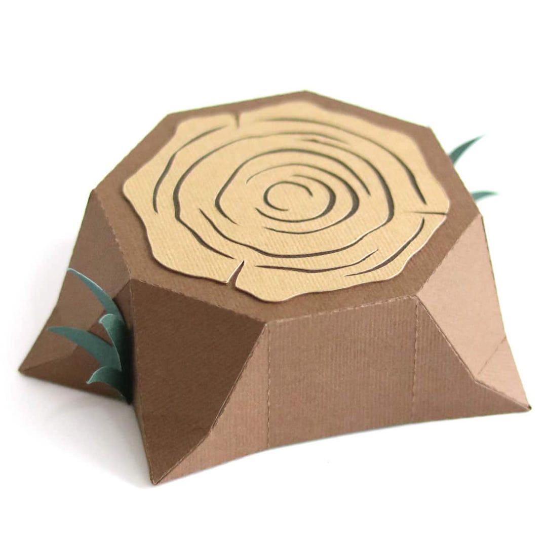 Tree Trunk Box Paper Crafting - Candy Box Chocolate Easter Autumm Svg ...