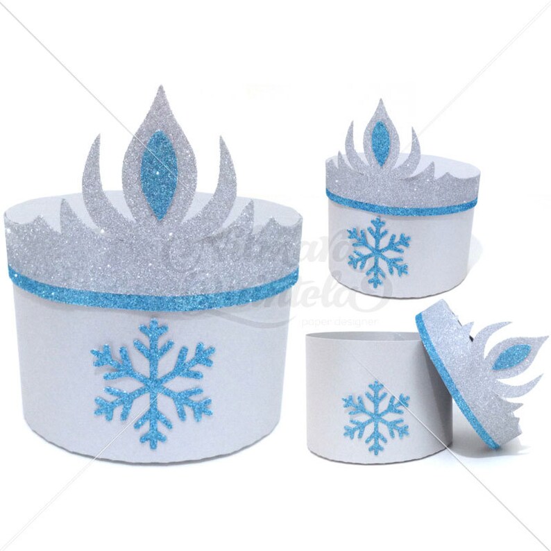 Party Kit Frozen Inspired Pack Ice Crown Snowflake Candy Winter 3D ...