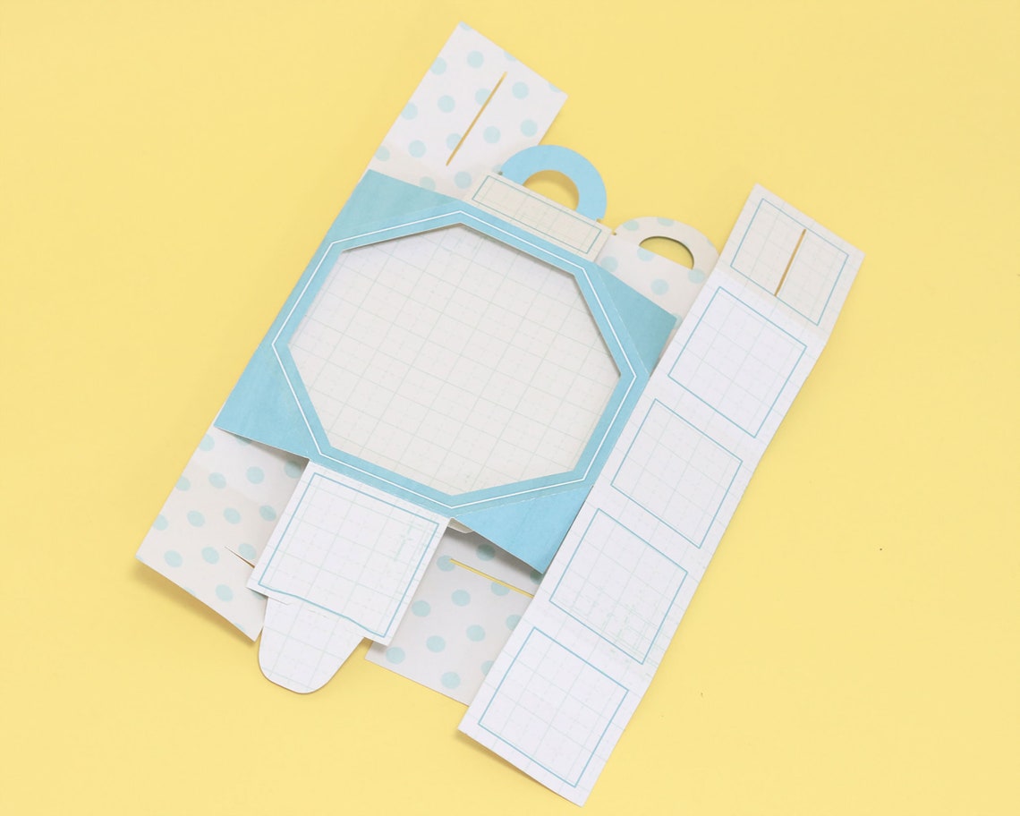 Octagonal Box Pack - 3D Project for Papercraft Large Templates Cutting ...