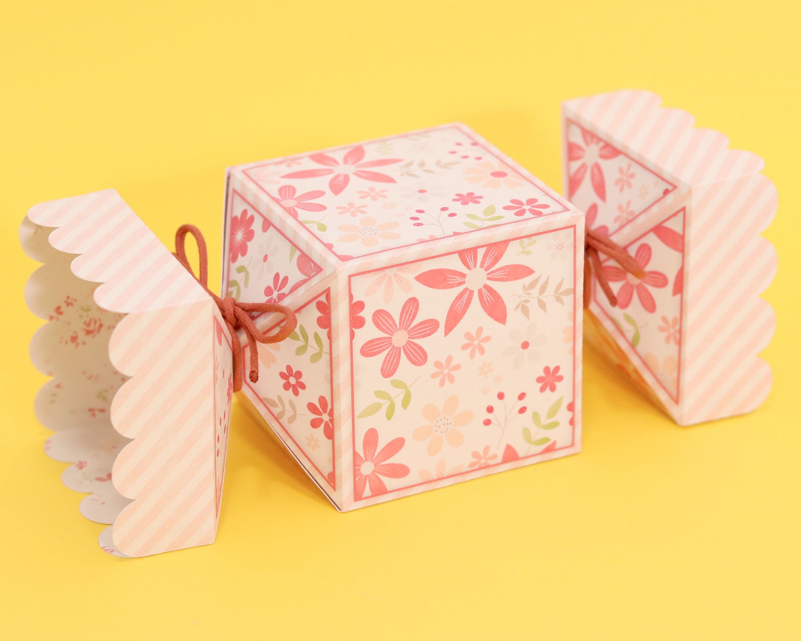 Candy Box Pack 3D Project for Papercraft Big Candy Box Large Cutting ...