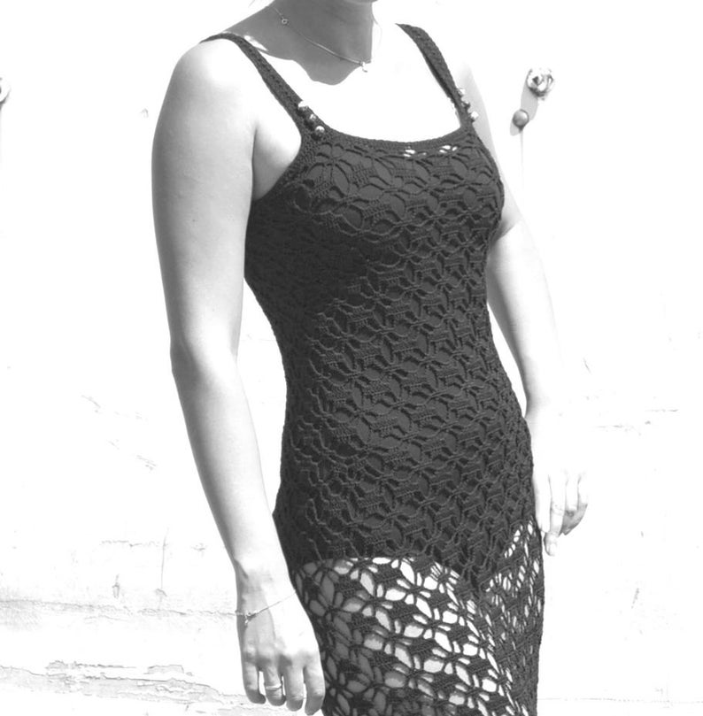 Black Maxi Dress Bohemian Wedding Dresses Summer Long Dress - Etsy