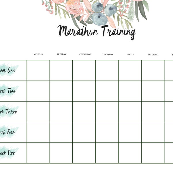 Marathon Training - Etsy