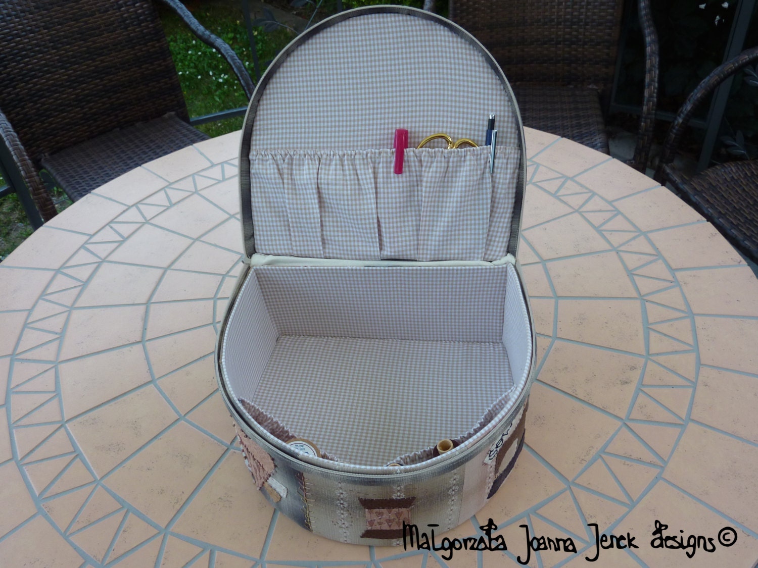 My Sewing Room© - Half Round Box Paper Pattern by Malgorzata.j.jenek - Etsy