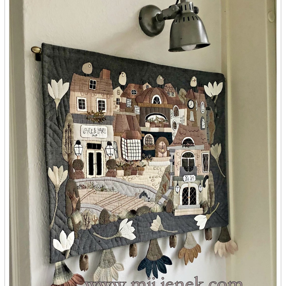 The Little Town - Quilt - Paper / Physical Pattern by Mjjenek - Etsy