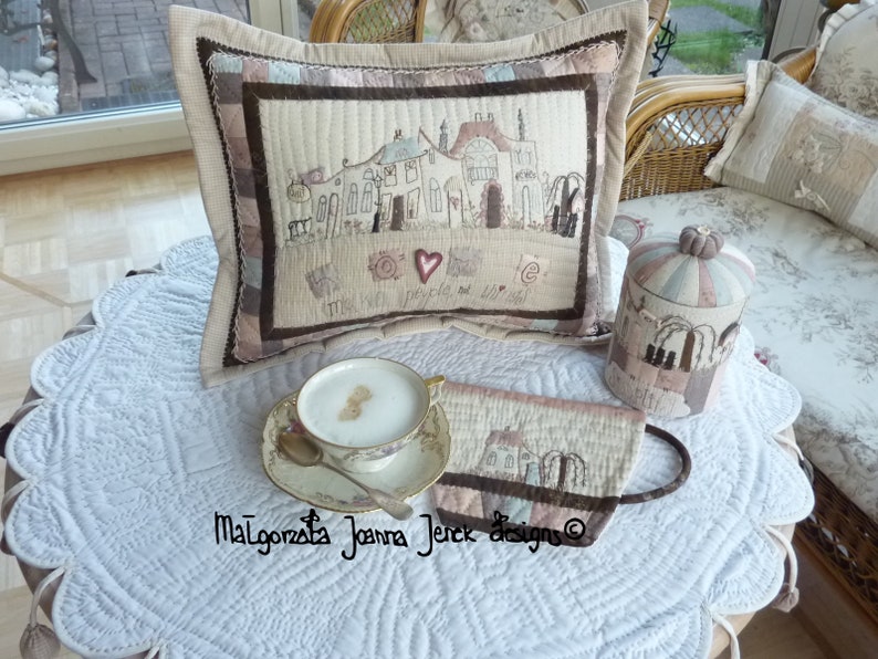 My Three Favorite Things Paper Pattern for Pillow,mug Rug, Sewing Box ...