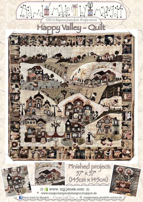 Happy Valley Paper Pattern by Mjjenek - Etsy