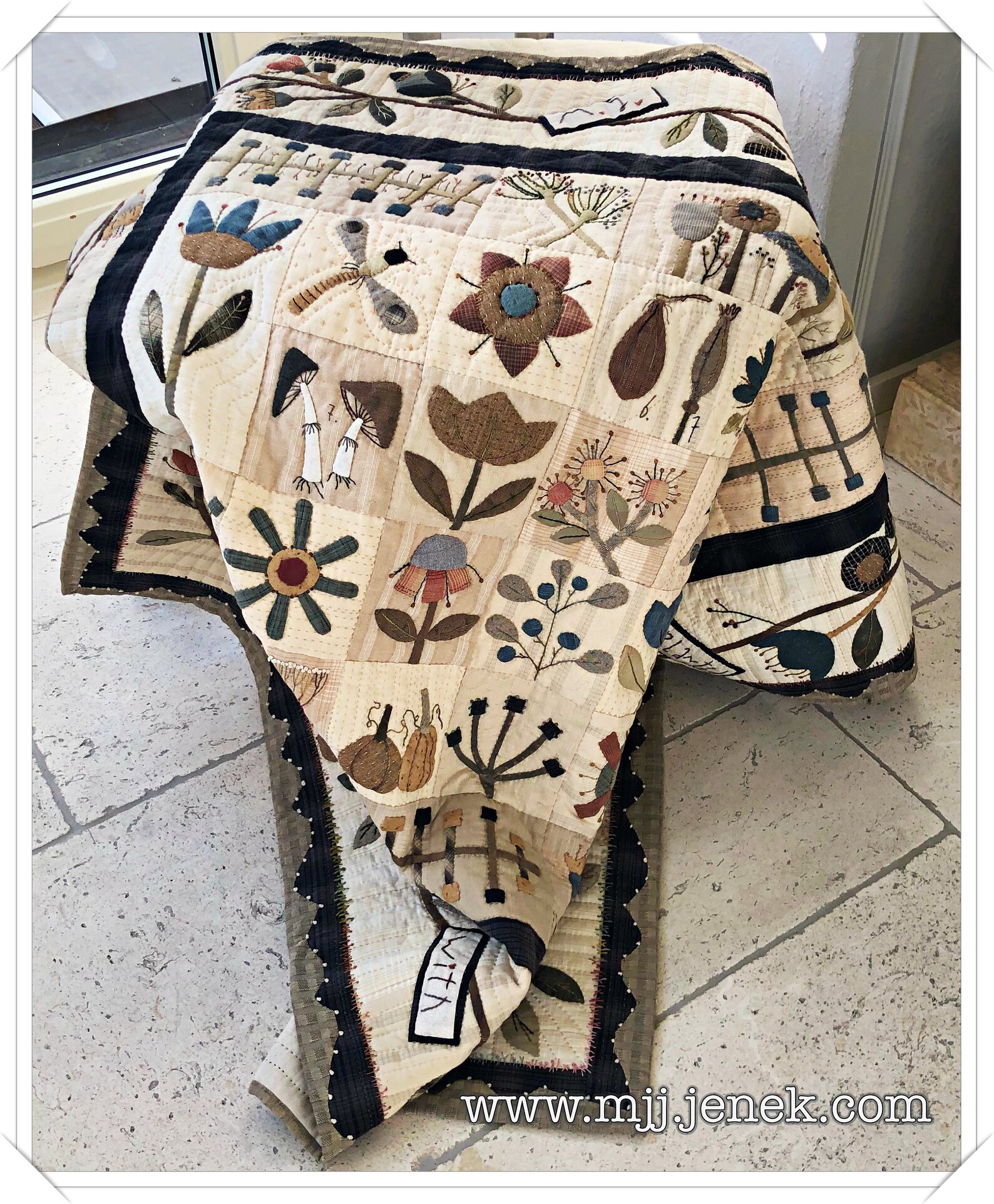 Flowers Symphony - Quilt Pattern by Mjjenek - Etsy